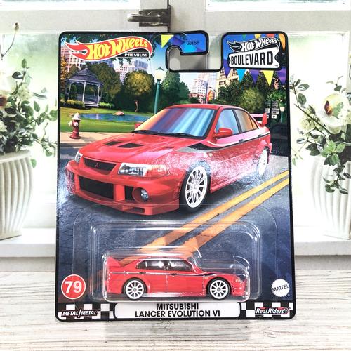 Jual HOT WHEELS PREMIUM MITSUBISHI LANCER EVOLUTION VI MERAH RED ...