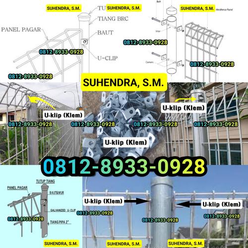 Jual U-Klip (Klem) Galvanis Untuk Baut Mur ke Tiang Pagar BRC - Kota ...