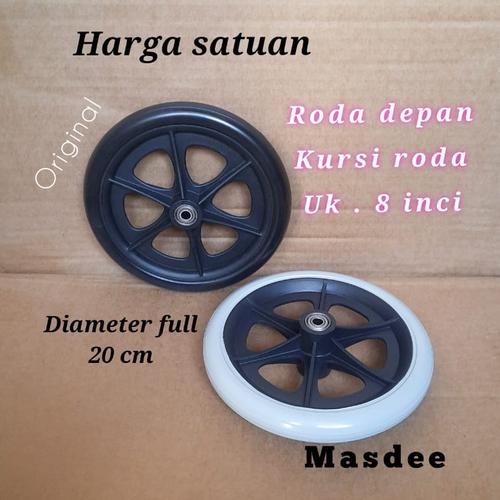 Jual Roda 8 inch kursi roda " diameter 20 cm " sparepart kursi roda ...