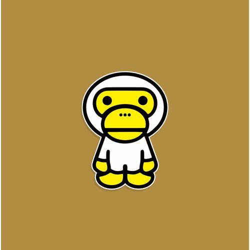 Jual Sticker stiker -bape Monkey- Stiker Laptop HP, Helm, Tambler ...