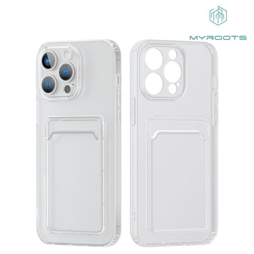 Promo Myroots Crystal Slot Card Case For Iphone 11 12 13 Pro Max Mini ...