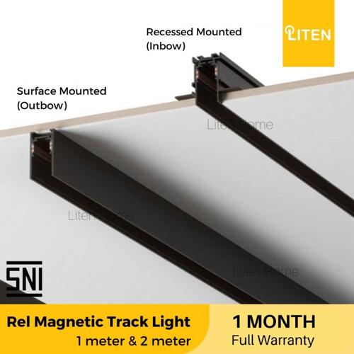 Jual Rel Track Light Magnetic System 2 Meter 2M Tracklight Sistem ...