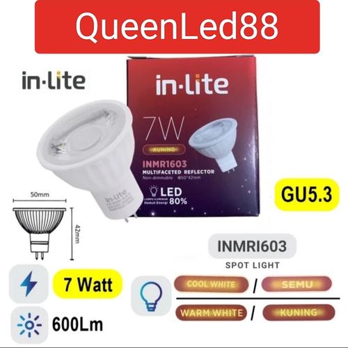 Jual Lampu LED Mr16 Mr 16 Tusuk Dimmable Dimmer inlite 7w 7watt LED ...