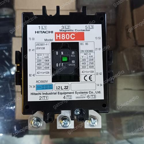 Jual CONTACTOR HITACHI H80C 220V ORIGINAL - Jakarta Barat ...