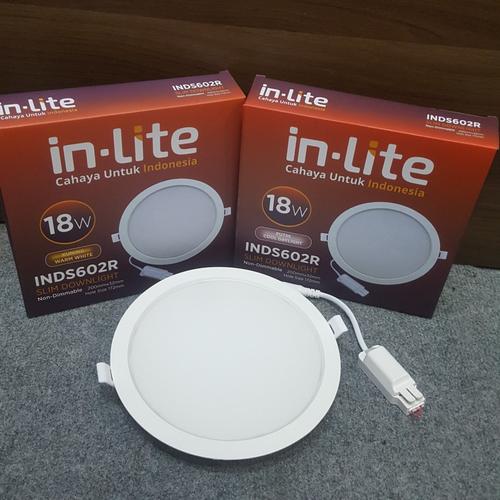 Jual Lampu Led Downlight IB INLITE INDS602R 18W 18Watt Panel Light Inbow - Putih - Jakarta Pusat ...