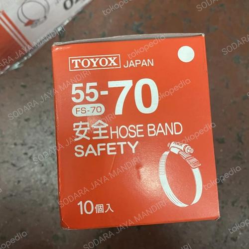 Jual Toyox Clamp FS-70 (1 BOK ISI 10 PCS) / Klem selang stainless toyox ...