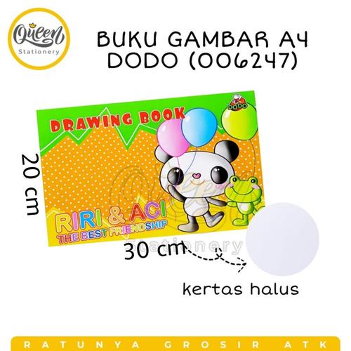 Jual BUKU GAMBAR A4 DODO / DRAWING BOOK /BUKU MEWARNAI (006247) - Kab ...