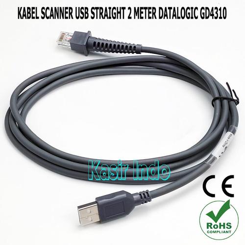 Jual CABLE | KABEL SCANNER USB LURUS 2 METER DATALOGIC GD4130 - Kab ...