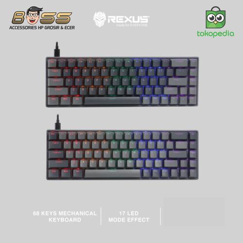 Jual Rexus Keyboard Heroic KX3 Garansi - darkgrey sw blu - Kota ...
