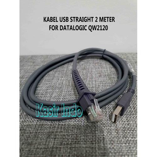 Jual CABLE | KABEL SCANNER USB LURUS 2 METER DATALOGIC QW2120 | QW-2120 ...