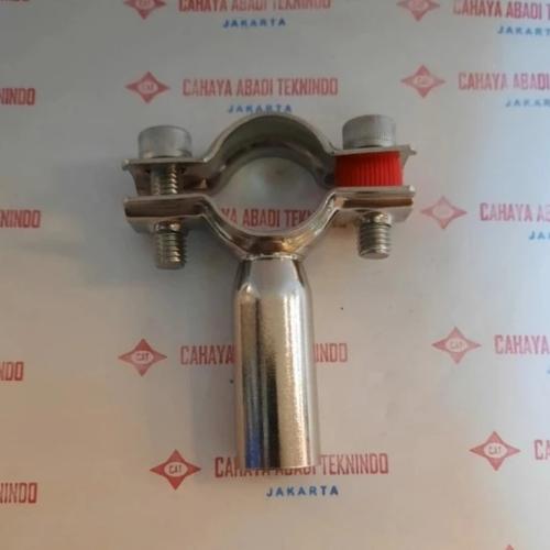 Jual Pipe clamp holder sanitary SS304 / Clamp pipa sanitary SS 304 - 2 ...