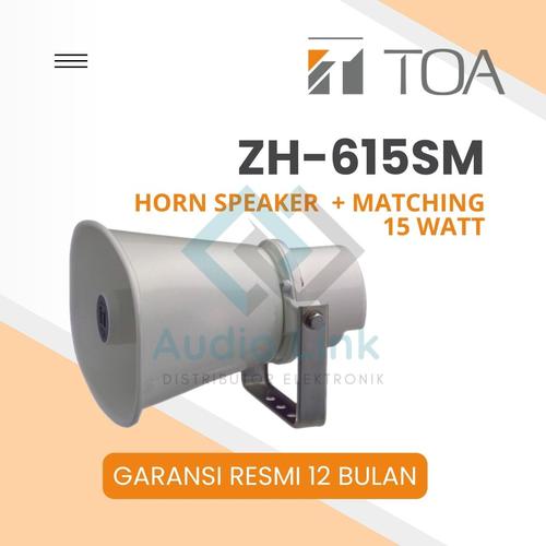 Jual Horn Speaker TOA ZH-615SM 15W with Matching Trafo - Jakarta Utara ...