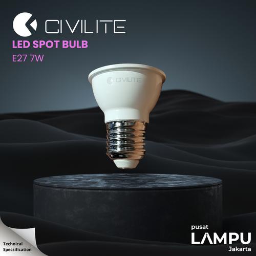 Jual CIVILITE LED Spot E27 Ulir 7W 220V indoor use only - 4000K ...