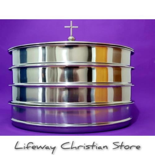 Jual Nampan Tradisional Perjamuan Gereja 42 Cawan, 4 Susun Komplit ...