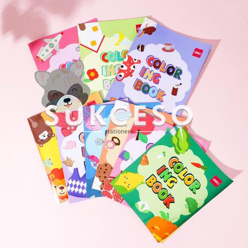 Jual Deli Children Coloring Book Kecil / Buku Mewarnai Anak Berbagai ...