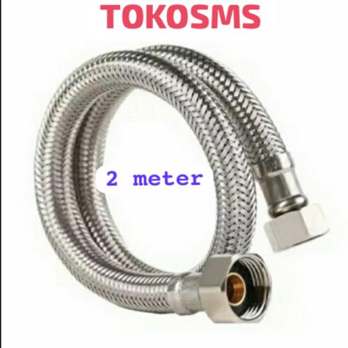 Jual Selang fleksibel 200 cm flexible hose 2 meter kloset wastafel ...