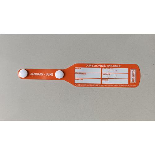 Jual Test Tag / Tagging elektrik Polos Dengan Kancing Cetet Plastik ...