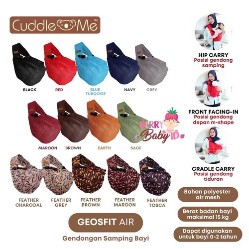 Jual Cuddle Me Geosfit Air Baby Sling Pouch Gendongan 3 Posisi Cuddleme ...
