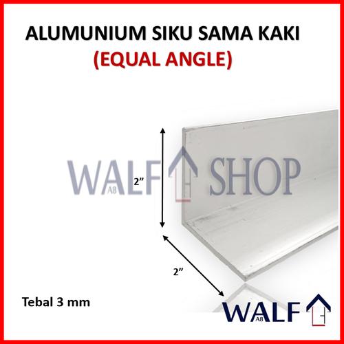 Jual Siku Alumunium 5cm x 5cm x 3mm , Pjg 6m TOLONG BACA DESKRIPSI ...