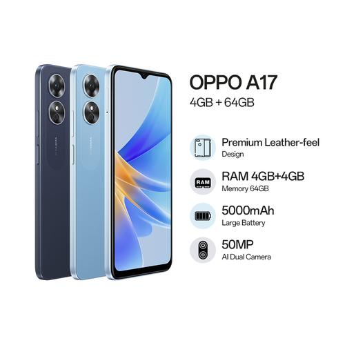Jual OPPO A17 4/64GB BARU NEW GARANSI RESMI ORI HP HANDPHONE SMARTPHONE ...