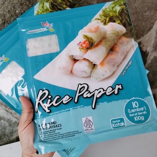 Jual Java Super Food Rice Paper 10 Lembar Kulit Lumpia Beras Halal ...