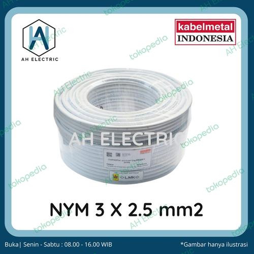 Jual Kabel NYM 3x2.5 KABELMETAL roll @100m / NYM 3x2,5 mm Metal - Kota ...