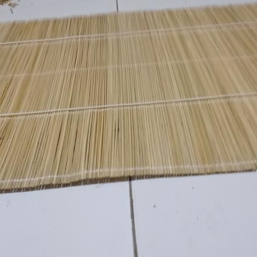 Jual Tenun Bambu / Anyaman bambu korek 2,mili Alas Lantai/alas Meja ...