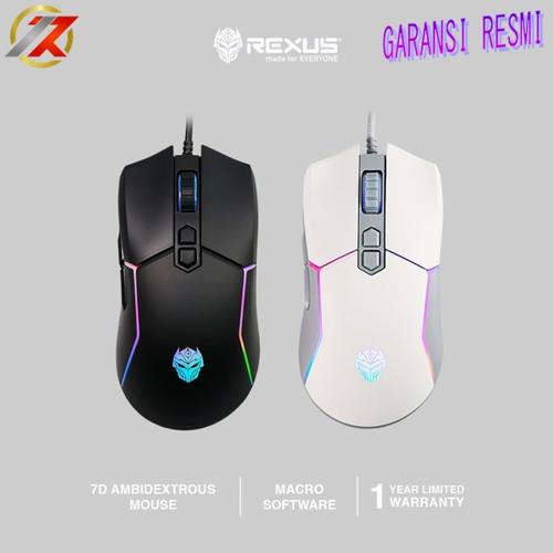 Jual REXUS XIERRA X16 RGB 7200DPI GAMING MOUSE - Putih - Kota Makassar ...