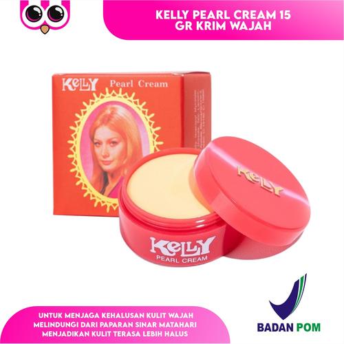 Jual KELLY PEARL CREAM 15 GR KRIM WAJAH ALAS BEDAK BASE MAKEUP - Kota ...