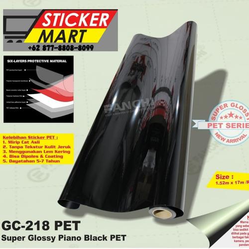 Jual Stiker Mobil Super Glossy Premium GC-218 PET Piano Black - Kota ...