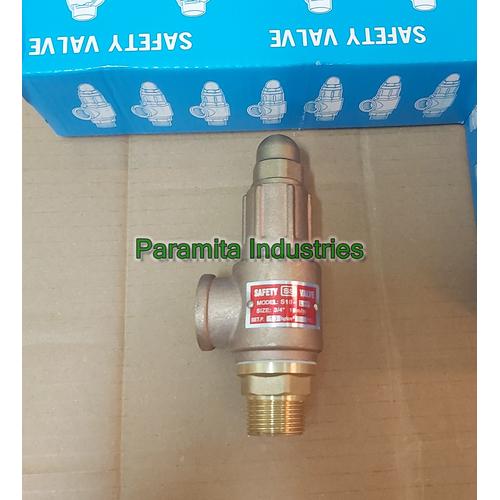 Jual Safety Valve 3/4" inch 10 Bar Brass Kuningan / Relief Valve 10 KG ...