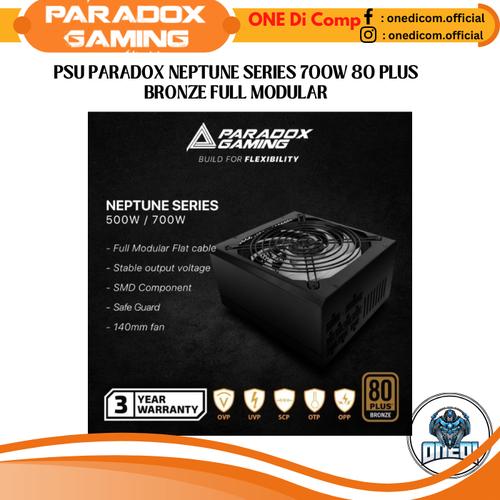 Jual PSU PARADOX NEPTUNE SERIES 700W 80 PLUS BRONZE FULL MODULAR - Kota Medan - One Di com ...