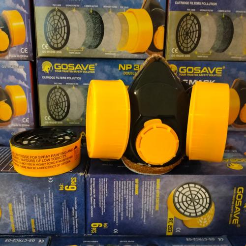 Jual Masker Respirator Masker Double Catridge /Masker Moncong 2 GOSAVE ...