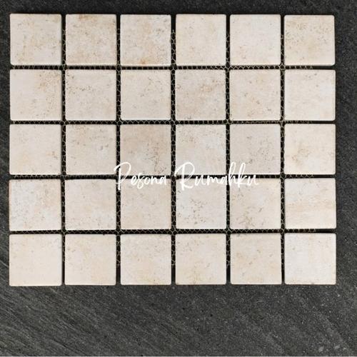 Jual Mosaic Kuda Laut Mass Type RCM 716/ Mozaik Keramik Kitchen Set ...