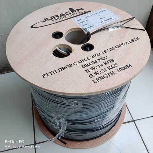 Jual kabel dropcore 1 core 3 seling 1 km / kabel dw / dropcore fiber ...