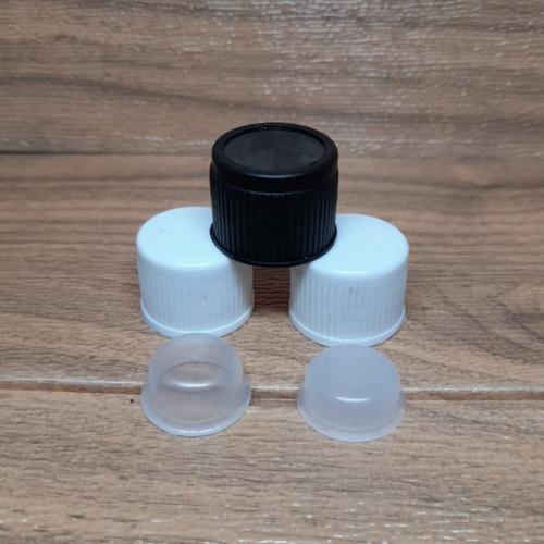 Jual TUTUP BOTOL ULIR PLASTIK PUTIH HITAM N24 PET HITAM BLACK WHITE ...
