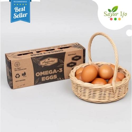 Promo Telur Ayam Negeri Omega 3 Ayyomi Isi 10 Pcs Fresh Telor Negri ...