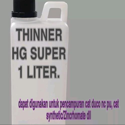 Jual THINNER THINER HG SUPER 1LITER - Jakarta Timur - toko cat/tekhnik ...