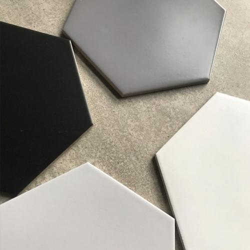 Jual Keramik Dinding Dapur Hexagonal Venus Hexagon Tile Light Grey ...