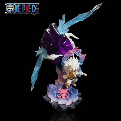 Promo luffy figure gear 5 sun god nika joy boy anime one piece ...