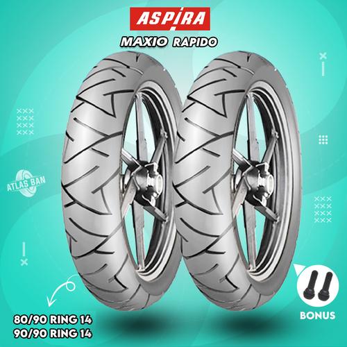 Promo Paket Ban Tubles Motor Matic ASPIRA MAXIO RAPIDO 80/90 - 90/90 Ring 14 - Kota Depok ...