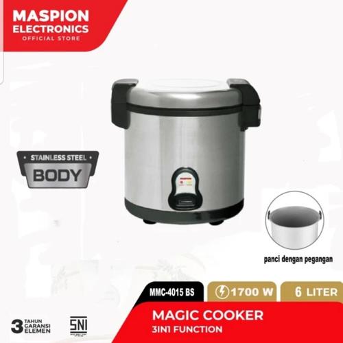 Jual Maspion Magic Com Rice Cooker 4 Lt Jumbo MMC 4010 BS MMC4010 MMC ...
