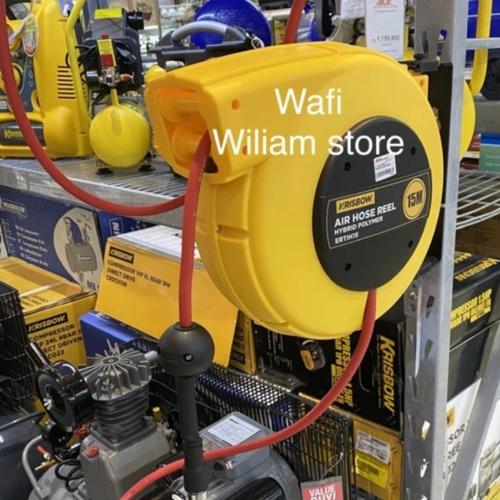 Jual KRISBOW Air Hose Reel gulungan selang angin otomatis 6M/9M/15M - 15 meter - Jakarta Timur ...
