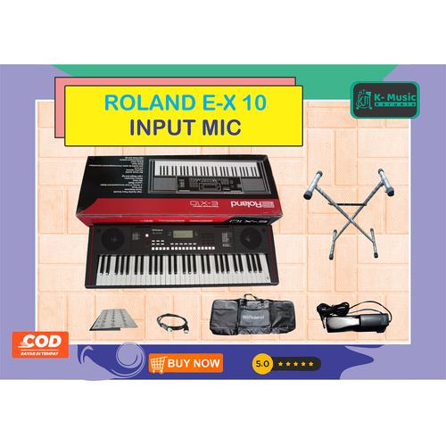 Jual Fullset Komplit Arranger Keyboard Roland EX10 E-X10 voice grand ...