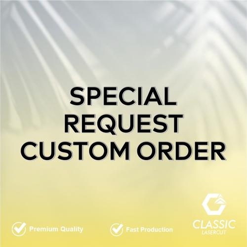 Jual Special Request Custom Order Sign Logo Akrilik + Sticker - Kota ...