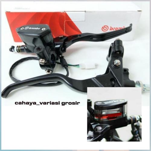 Jual Handle master rem Set Brembo warna Hitam motor vario beat mio rx ...