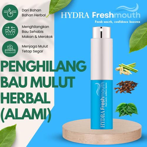 Jual Hydra Fresh Mouth (Herbal Alami) Penghilang Bau Mulut (Mouth Spray ...