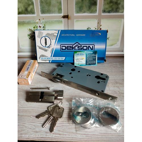 Jual Mortise lock Dekkson MTS RL DL 8685 SSS Plus Silinder (DC / TC ...