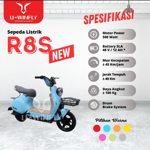Jual Sepeda Listrik Uwinfly RF8 Penerus RF6 RF7 Redfish Series - Putih ...