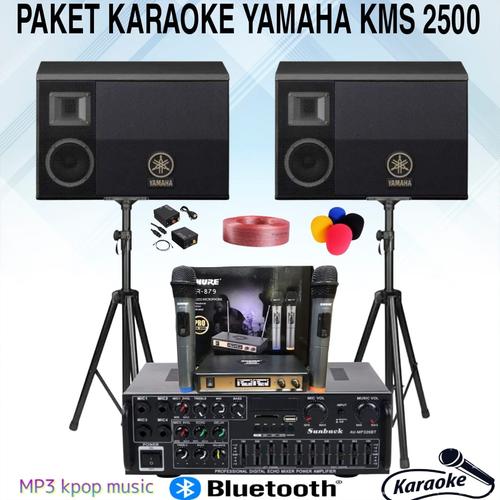 Jual PAKET KARAOKE SPEAKER YAMAHA KMS 2500 ORIGINAL FULL SET SIAP PAKAI ...